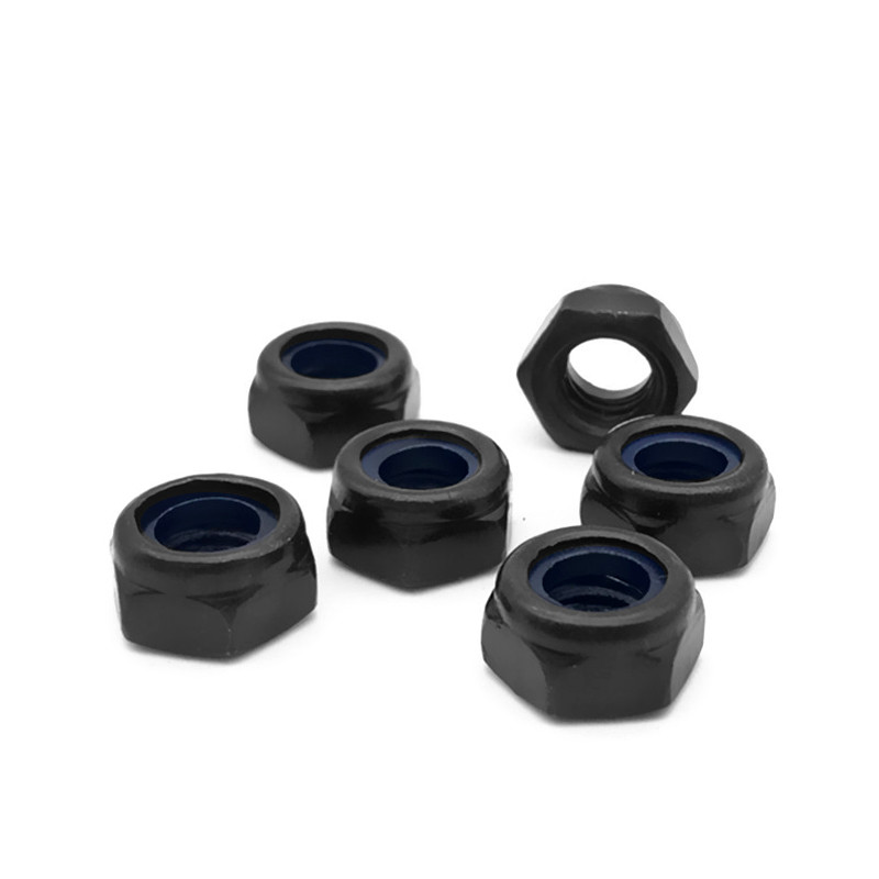 black oxide nylon lock nuts din982 - bolts nuts screws panda fastener